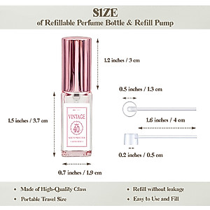 40th Birthday Gift for Women, 40th Birthday Jewelry Mini Storage Box with Refillable Perfume Bottle, Gift for 40 Year Old Female, 40th Bday Gift, 40 & Fabulous Gift, 40th Birthday Items