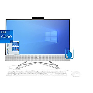 HP Pavilion 27 TOUCH Desktop 1TB SSD 32GB RAM EXTREME (Intel 11th gen Quad Core i7 Processor and Turbo Boost to 4.70GHz, 32 GB RAM, 1 TB SSD, 27-inch FullHD TOUCHSCREEN, Win 10) PC Computer All-in-One