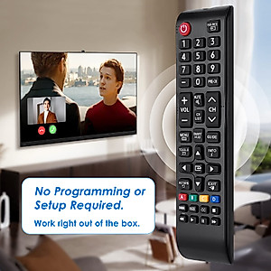for Samsung-Smart-TV-Remote, Universal Replacement for Samsung TV Remote Control, for All Samsung TVs BN59-01199F