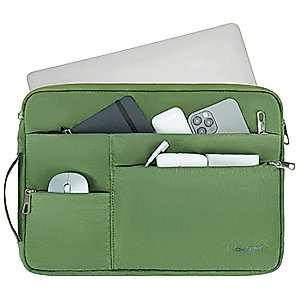 Omnpak 13.6 inch MacBook Air Case Sleeve Compatible with 14.2 inch MacBook Pro 2023(A2779/M2/M1 Pro/Max)/MacBook Air 13.6 M2/M1/MacBook Pro 13 M2/M1, Water Repellent Laptop Case with Handle
