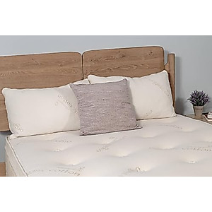 Naturepedic Pillow Top Organic Mattress - Full Hybrid Mattress with Encased Coils for Comfort and Pressure Relieving Natural Latex Mattress - Naturally Cooling & Breathable Mattress