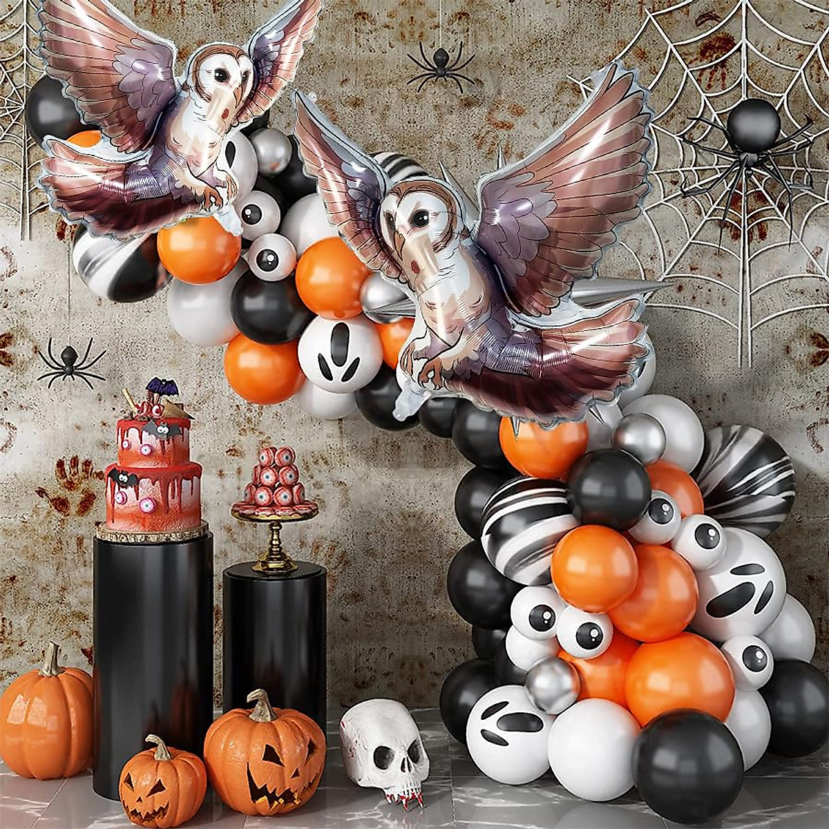 FZR Legend 1 Pack Magical Wizard Owl Balloons, Birthday Party Decorations Balloons, 30 inch Owl Foil Balloons for Kids Magic Theme Halloween Party Decorations Supplies