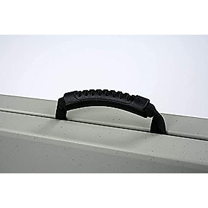 Office Star Resin Furniture for Indoor or Outdoor Use, 3-Piece Set, 2 Folding Benches and 6 Foot Table