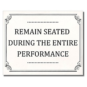 BigWig Prints Funny Bathroom Wall Art - Please Seat Yourself Poster Set, Humorous Restroom Decor for Home or Office, Unique Bathroom Artwork - Unframed Set of 2 (8x10)