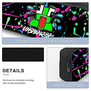 cwixnao Cartoon Backpack 3PCS Backpack Set 17inch School Backpacks with Lunch Bag Pencil Case Fans Gift for Boys Girls Students, rainbow Splash