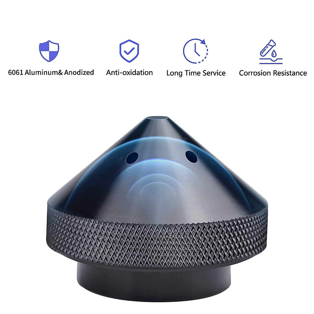 Mejiao Eliminator Trolling Motor Prop Aluminum Nut Compatible with MotorGuide GFEL-MG-BK-DP G-Force.