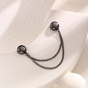 Pants Edges Fixing Clip Buckle Closure Device, Pants and T-Shirt Hem Shortened Artifact Magnetic Suction Seamless Buckle (Gray)