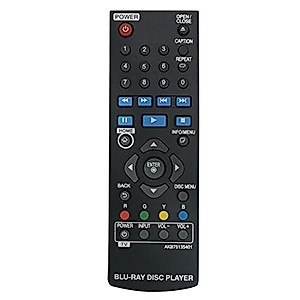 AKB75135401 Replacement Remote Control Applicable for LG UBK80 UP870 UP875 BPM35 BP175 Ultra HD Blu-ray Disc Player