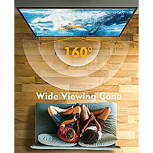 Projector Screen and Stand, 100 Inch 4K HD 16:9 Portable Wrinkle-Free Outdoor Projector Screen with Carry Bag for Home Theater Backyard Cinema Rear Front Projections (3)