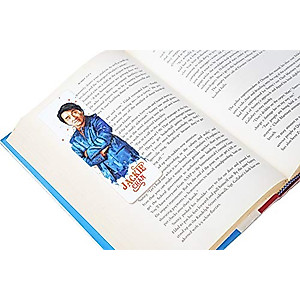 Cultural Icon Bookmarks:Legends Through History Series,3-Pack.Elvis, Marilyn Monroe, Jackie Chan