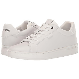 COACH Women's Non Tech Athletic Lowline Low Top Sneaker , Color Optical White, Size 9