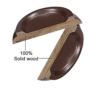 Piano Caster Cups,Piano Floor Wood Protector,Piano Caster Pads Non-Slip & Anti-Noise Foot for Piano,4 Cups