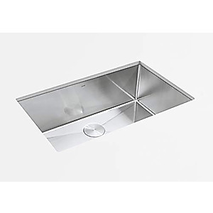 Modena Undermount Kitchen Sink Set, 16-Gauge Stainless Steel (32-Inch Single Bowl)