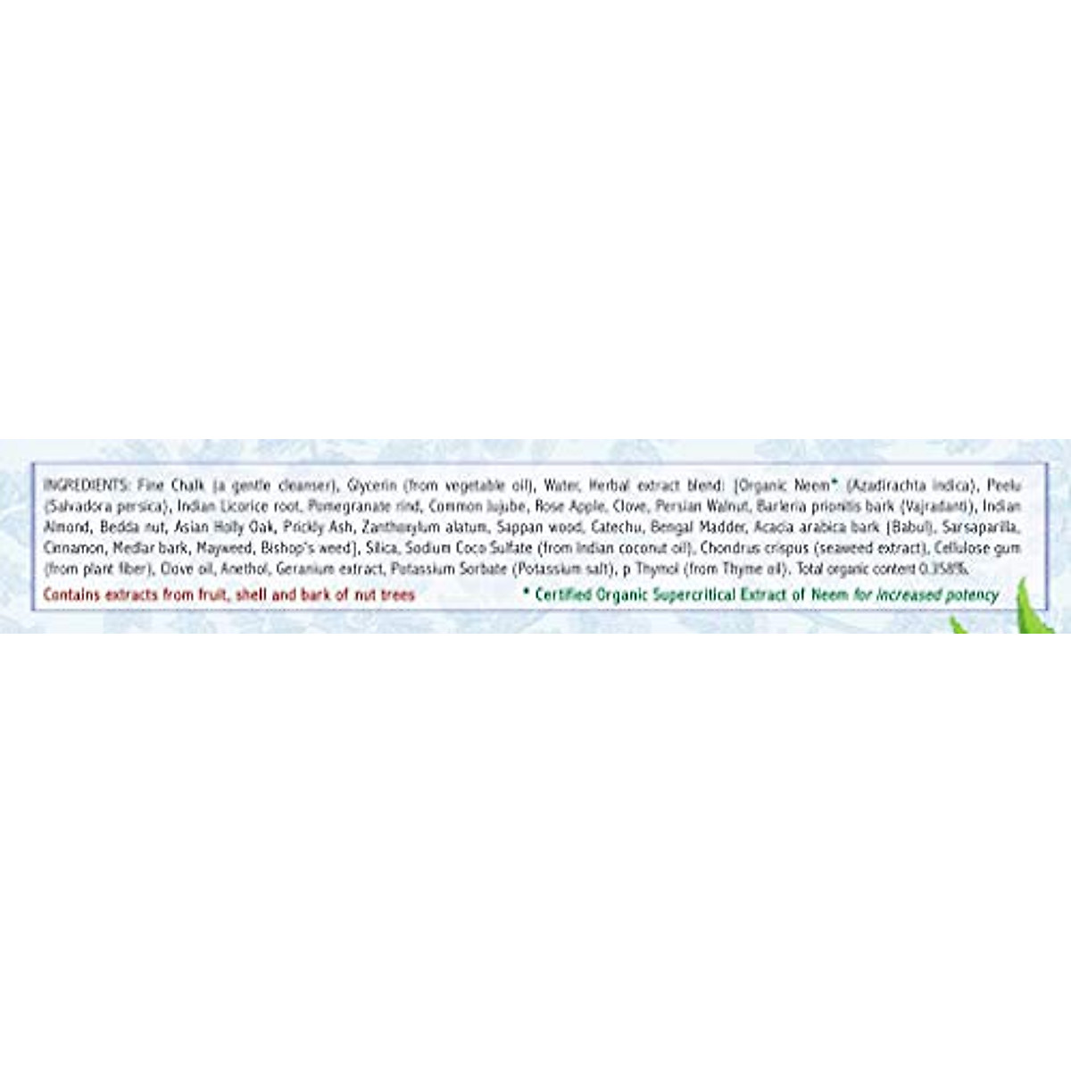 Auromere Ayurvedic Herbal Toothpaste, Mint Free - Vegan, Natural, Non GMO, Fluoride Free, Gluten Free, with Neem & Peelu (4.16 oz), 3 Pack