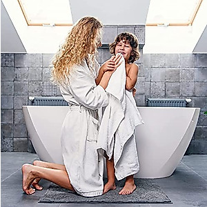 Wealuxe White Bath Towels 24x50 Inch, Cotton Towel Set for Bathroom, Hotel, Gym, Spa, Soft Extra Absorbent Quick Dry 6 Pack