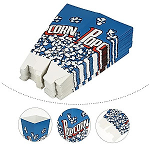 TOYANDONA 100pcs Popcorn Boxes Popcorn Popcorn Box Disposable Containers Food Container Microwave Popcorn Carnival Popcorn Bags Popcorn Container Popcorn Paper Bags Popcorn Boxes for Party