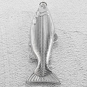 Bruafsir 1 Pcs Fish-Shape Hip Flask 5Oz Mini Pocket Flask Stainless Steel Party Drinkware for Outdoor