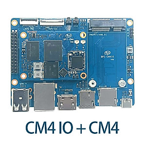 youyeetoo Banana Pi BPI-CM4,Raspberry Pi CM4 Compatible, Amlogic A311D Quad Core ARM Cortex-A73, 4G LPDDR4 16G eMMC Onboard WIFI5,Minipcie 26PIN Run Android Armbian Linux (BPI-CM4)