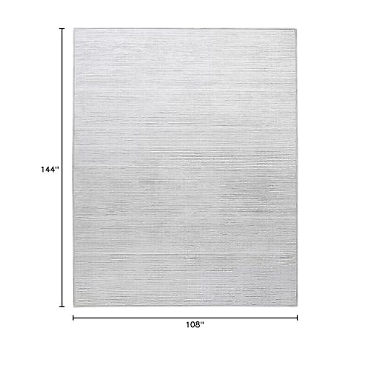 HOMBYS 9x12 ft Modern Ombre Area Rug for Living Room Bedroom, Tonal Chic Large Floor Carpet for High Traffic Areas Indoor Office Dining Room, Abstract Home Deco, Grey, Machine Washable