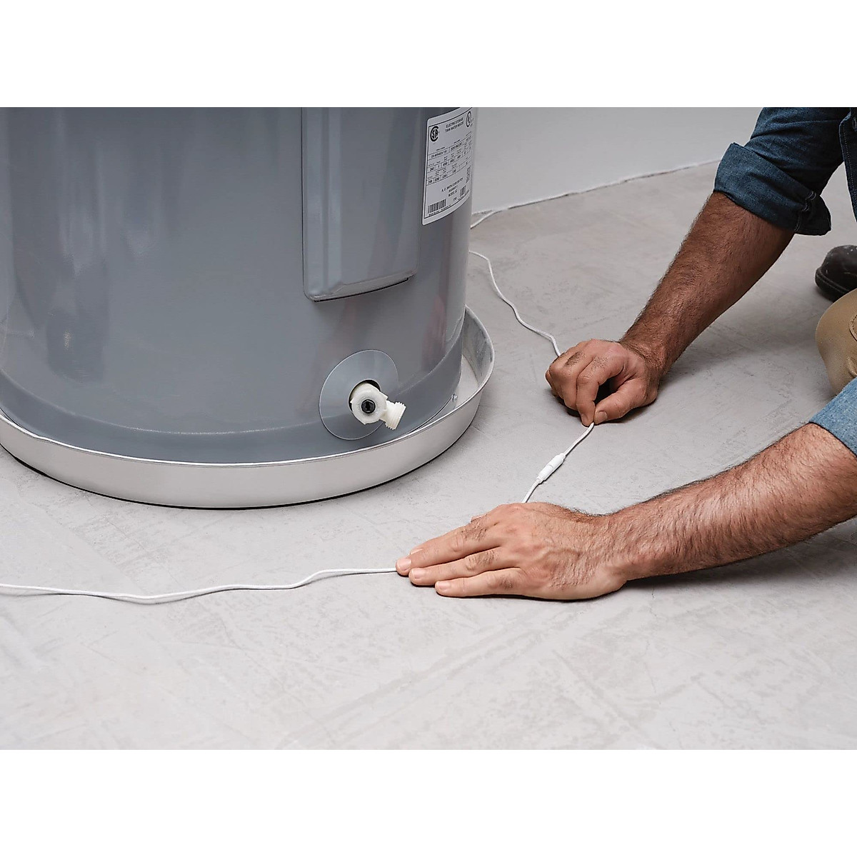 Moen 920-006 Flo Smart Detector 6-Foot Leak Sensing Cable, Compatible with Moen Smart Leak Detector 920-004 (Sold Separately), White