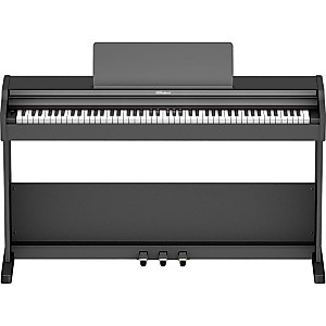 Roland RP107 Digital Compact and Affordable Home Piano with Traditional Upright Styling | Perfect for Beginners |Onboard Bluetooth & More,Black