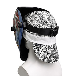 Fullsheild Reversible Welding Cap Flame Resistant CAT 2 Protective FR Welder Hats 6 Pannel Midweight Printed for Men Women