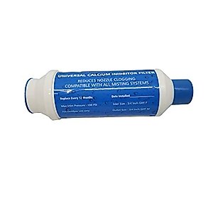 mistcooling 3/4" Inlet and Outlet Size Misting System Calcium Inhibitor Filter, 6 Month Life