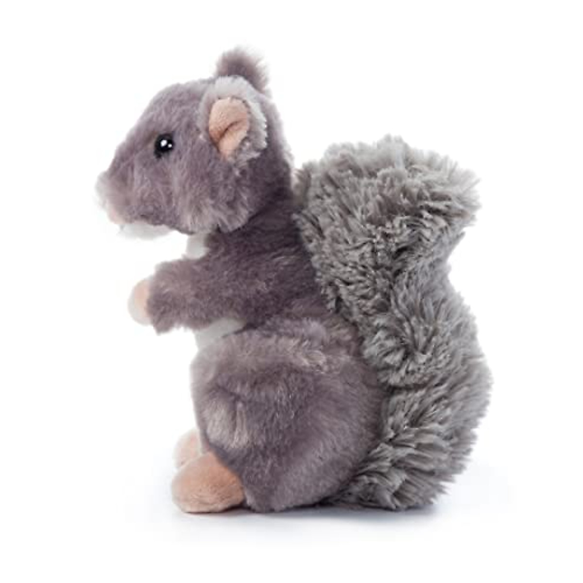 The Petting Zoo Squirrel Stuffed Animal Plushie, Gifts for Kids, Wild Onez Babiez Wildlife Animals, Squirrel Plush Toy 6 inches