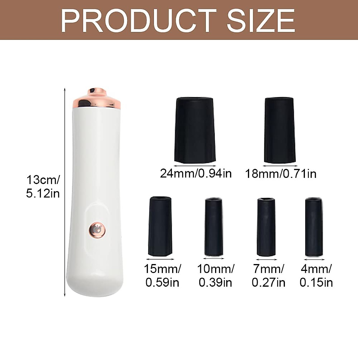 CALIDAKA Electric Eyelash Shaker, Waterproof Eyelash Glue Mixer, Electric Eyelash Glue Shaker Nail Polish Shaking Machine, Eyelash Glue Decanter for Fake Eyelash Grafting Extension, White