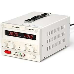 AC110V Bench Power Supply, 0-30V 0-20A Variable Power Supply, DC Power Supply Variable, Adjustable Switching Regulated Lab Power Supply, High Precision DC Power Source