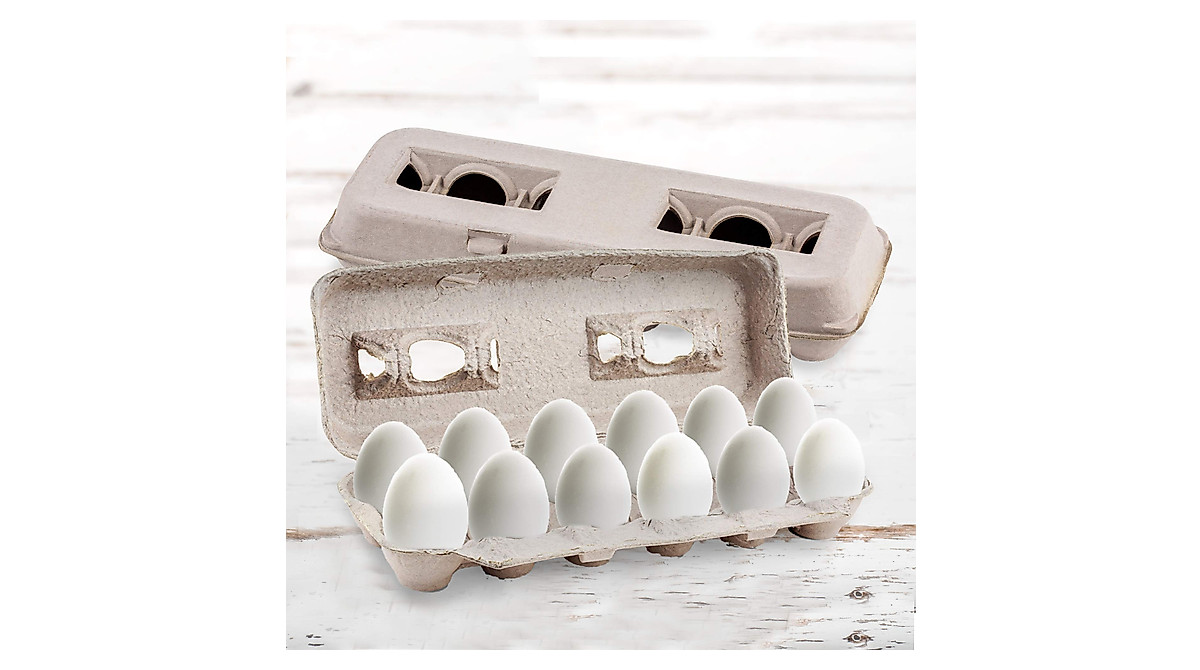 Durable Biodegradable Egg Cartons - Store Up to 30 Eggs