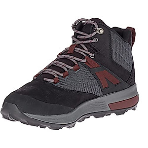 Merrell mens Zion Mid Waterproof Hiking Boot, Black, 8 M US