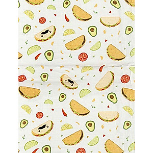 Loulou Lollipop Soft Baby Swaddle Blanket Muslin Wrap Receiving Blanket for Newborn to Toddler Girl and Boy, Large 47” by 47” - Taco…