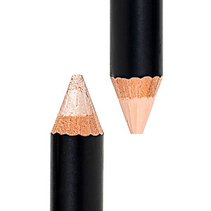 Eyebrow Highlighter Pencil Makeup – Creamy Matte Brow Concealer Pencil, Shimmer Eye Highlighter Corner Eye Brow Highlighter Stick, Eye Brightener, Gluten Paraben Cruelty Free, Cool Beige