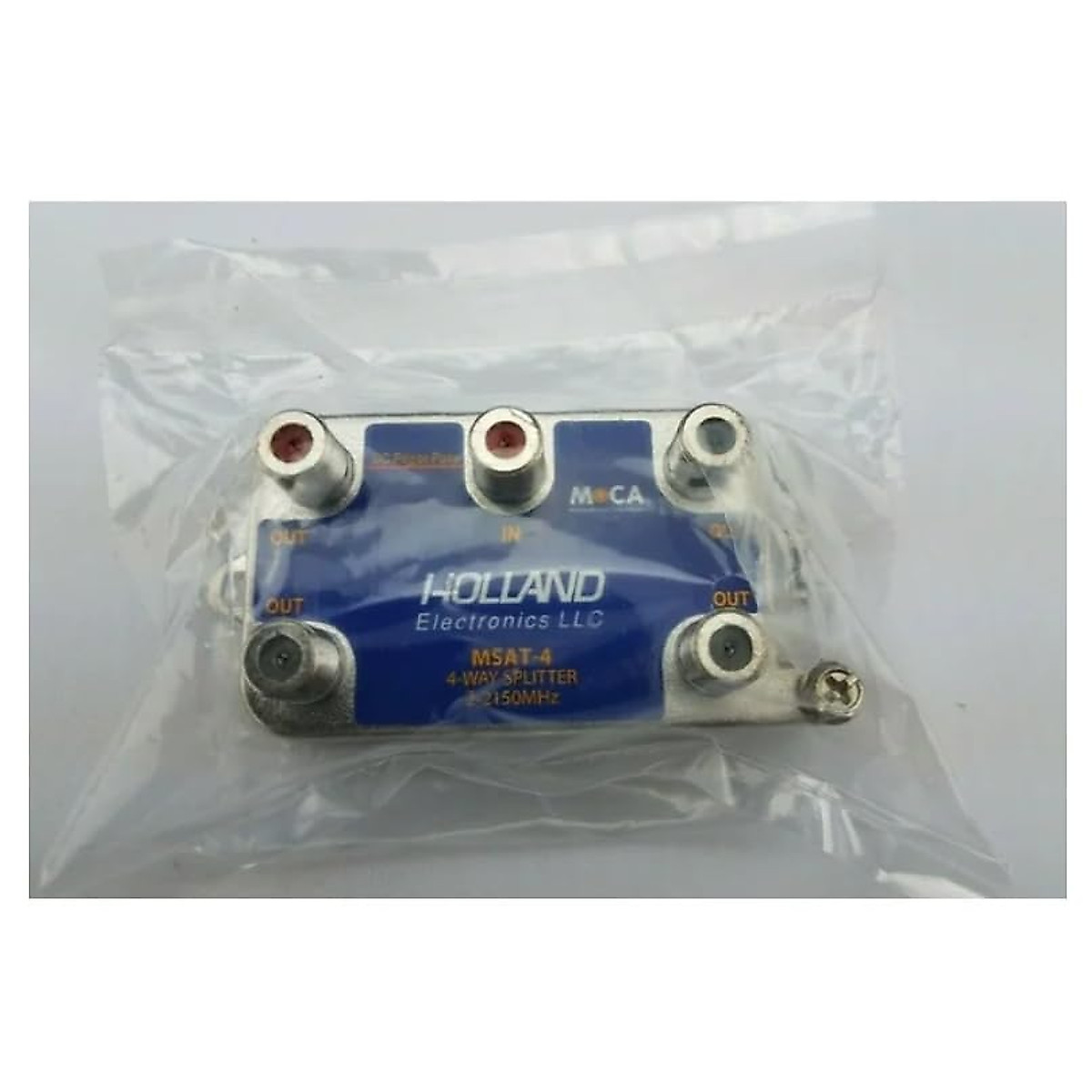 Holland Splitter, 4-Way, MoCA Enabling, 2-2150Mhz, Direct TV Approved