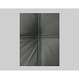 VVR HOMES Costa Grain Leather Timber Green European Modern Sectional Full XL Sleeper Sofa with Storage, Left Corner