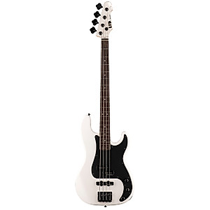 ESP 4 String LTD Surveryor ’87 Bass, Pearl White, Right, (LSURVEYOR87PW)