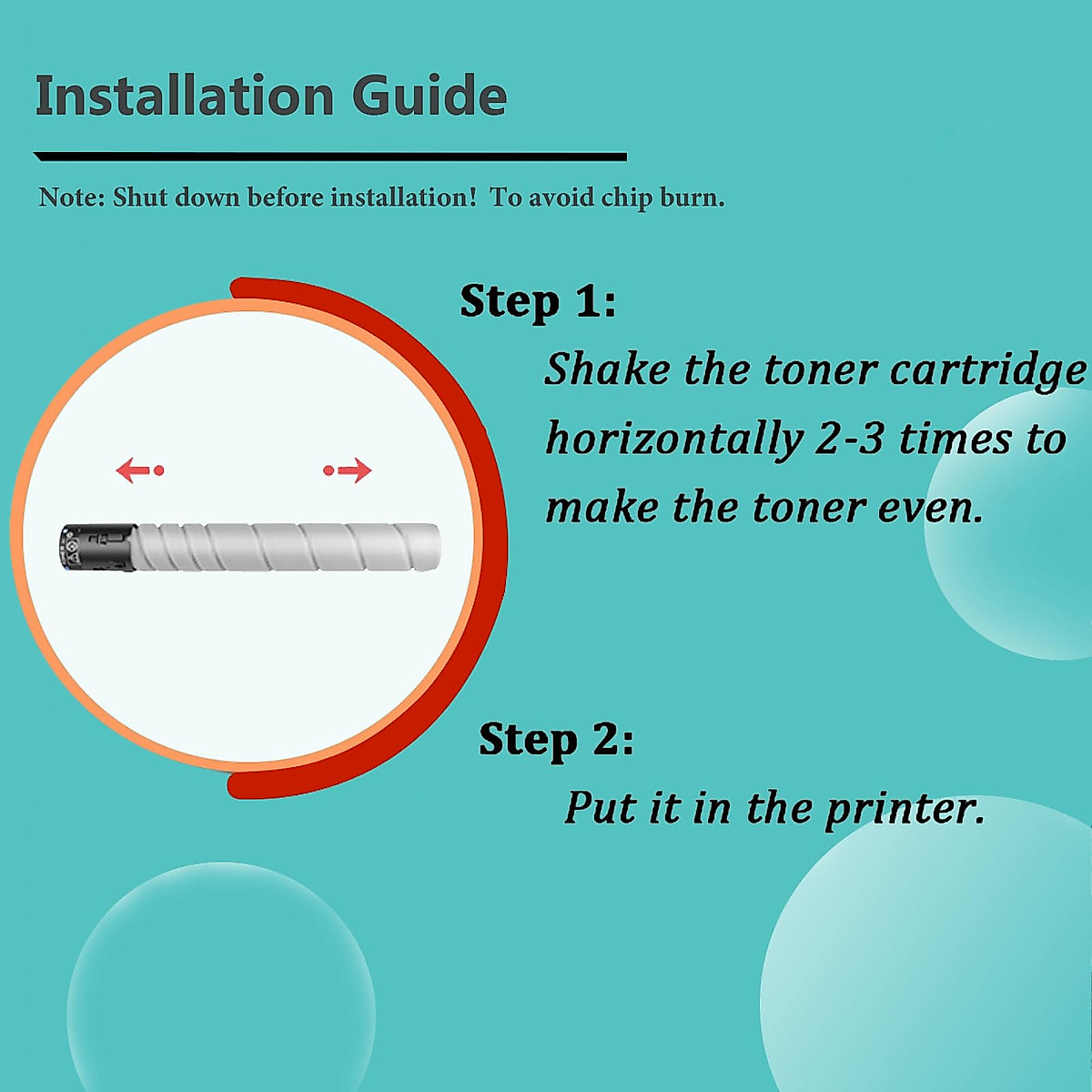 FLOAPA TN-513 Toner Cartridge Use for Konica Minolta Bizhub 454e 554e Printers