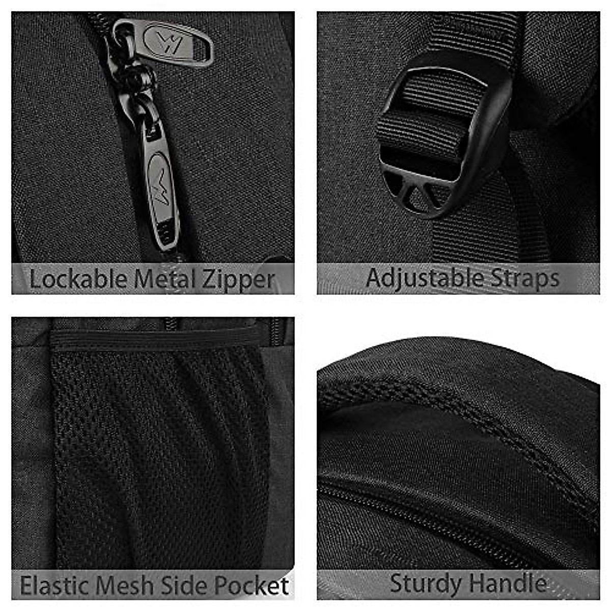 MATEIN Business Travel Backpack, Laptop Backpack with Usb Charging Port for Men Womens Boys Girls, Gym Bag for Men, Large Gym Backpack Sports Bag with Shoes Compartment