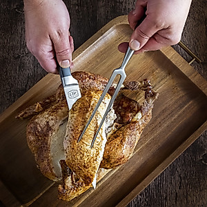 Oklahoma Joe's Blacksmith 2-Piece Turkey Carving Set