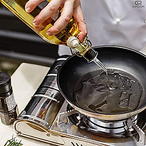 Stainless Steel Bar Liquor Pour Spout - 12Pcs Pour Spouts for Liquor Bottles Oil Topper Pourer Syrup Pourer Bottle Pouring Spout Steel Bottle Pourer - Tapered Dispensing Tips Bartender Accessories