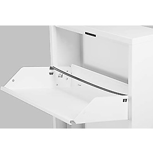 Mabel Home Modern 3 & 4 Drawer Shoe Cabinet, 3-4Tier Shoe Rack Storage Organizer, (White) (3 & 4Tier) (4 Tier)