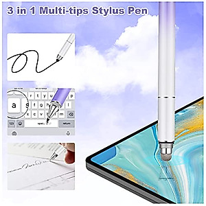 Capacitive Stylus Pen, Penyeah Bling Crystal Stylist Pen, Universal Touch Screen Pen Stylus for Apple iPhone/iPad/Android/Tablet and All Capacitive Touch Screens - Dream Purple