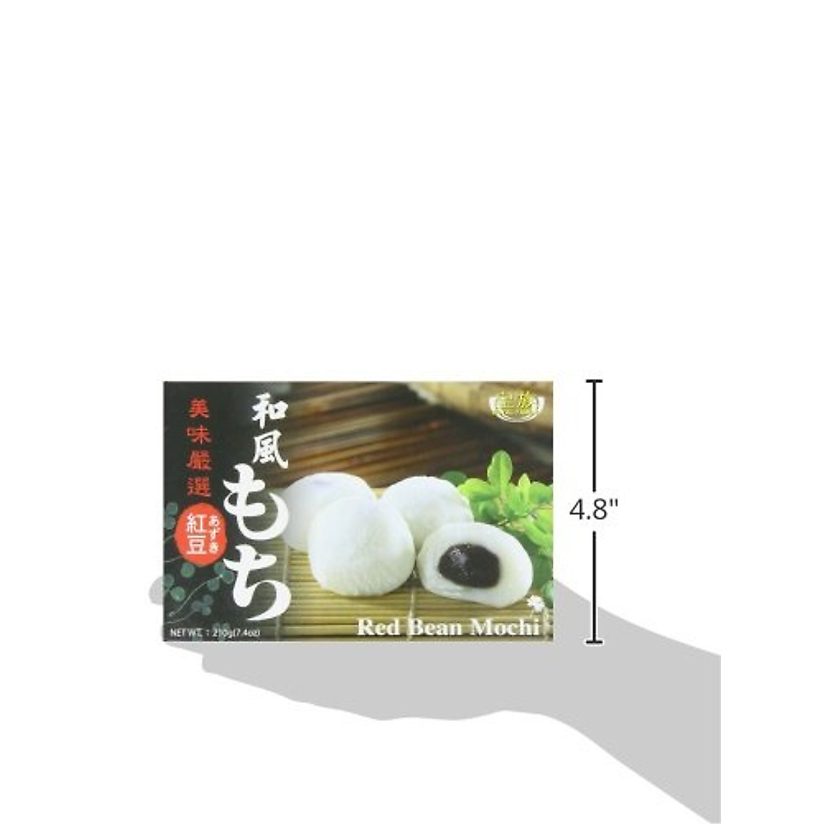 Royal Family Japanese Mochi Red Bean, 7.4-Ounce (Pack of 8)