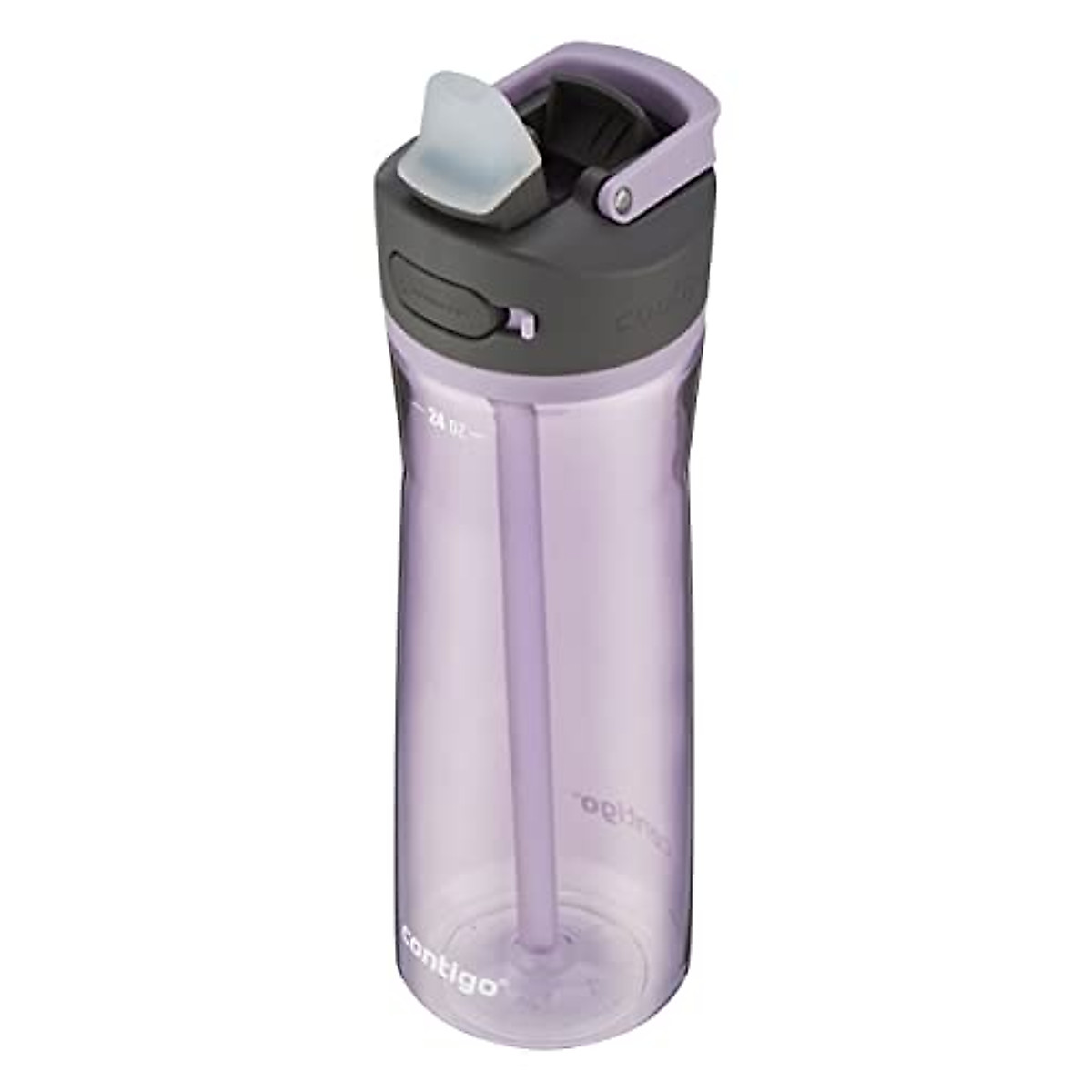 Contigo Ashland 2.0 Water Bottle, 24 oz - Leak-Proof Lid, Protective Spout Cover - Cupholder Friendly, Dishwasher Safe, BPA Free - Lavender