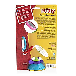 Nuby Buzzy Blossoms with Suction Base High Chair Interactive Toy for Early Development