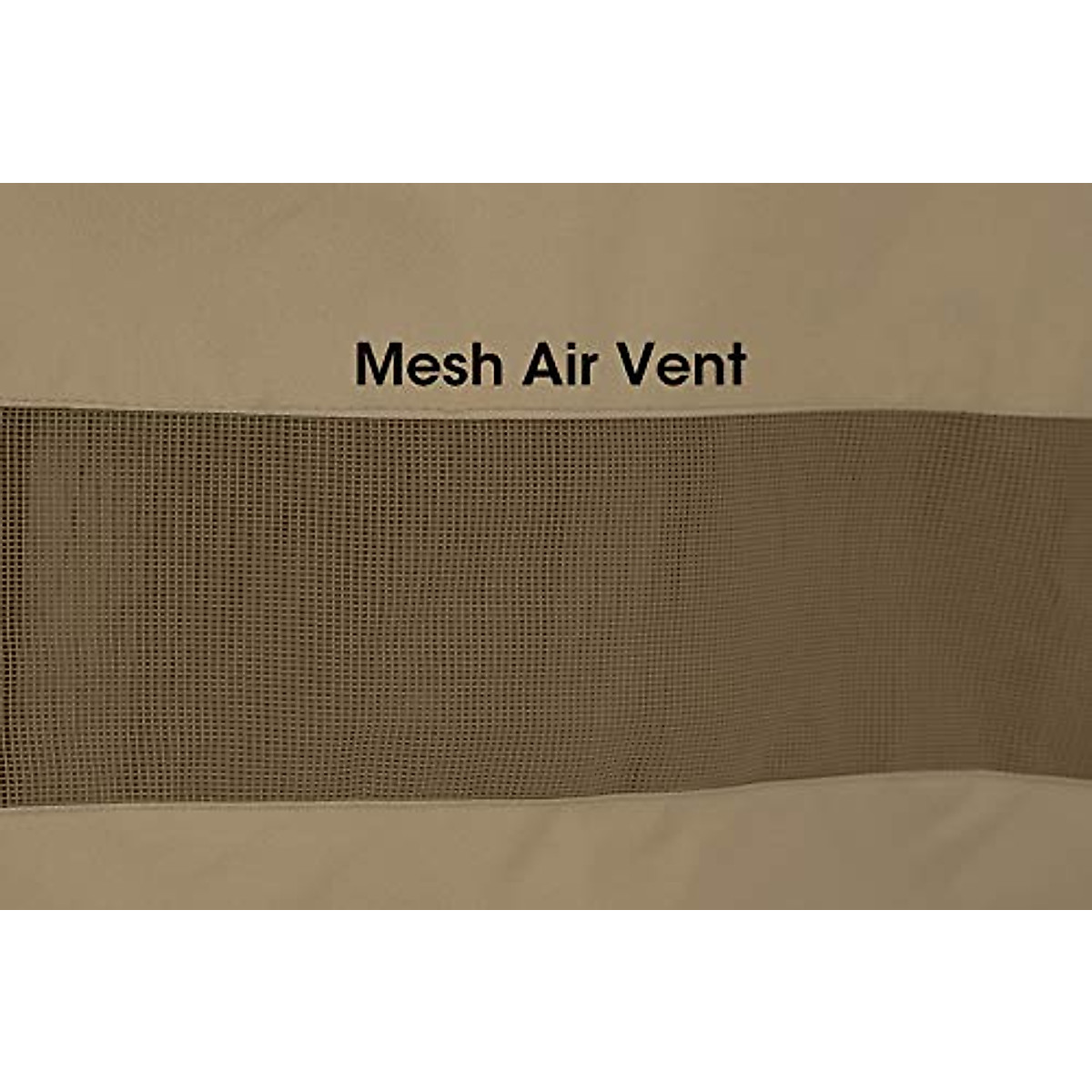 SunPatio Outdoor Furniture Set Cover, Heavy Duty Waterproof Patio Square Table and Chairs Cover for Dining Set, Fade Resistant Varanda Garden Deck Sectional Set Cover, 86" L x 86" W x 30" H, Taupe