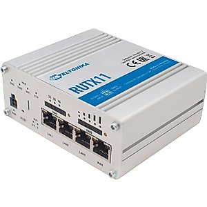 Teltonika RUTX11 Dual-SIM, 4 x Gigabit Ethernet Ports, Dual-Band AC WiFi, Bluetooth LE and USB LTE Router - RUTX11110400