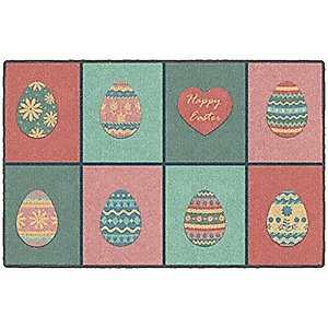 Brumlow Mills Pastel Easter Print Indoor or Outdoor Area Rug for Living Room, Dining, Kitchen Rug, Bedroom or Doorway Mat, 2'6" x 3'10"