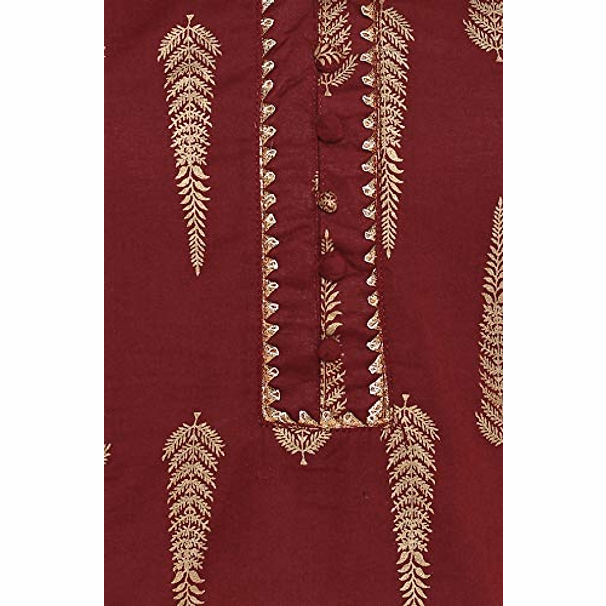 Janasya Indian Women's Tunic Tops Cotton Kurti for Women(JNE3030-KR-XXXL) Red